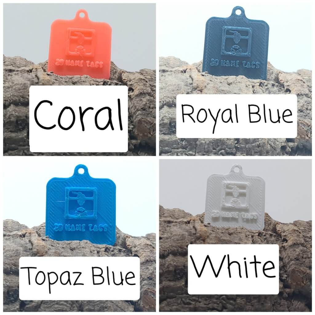 Personalised Tortoise Name Tag - 3D Name Tags